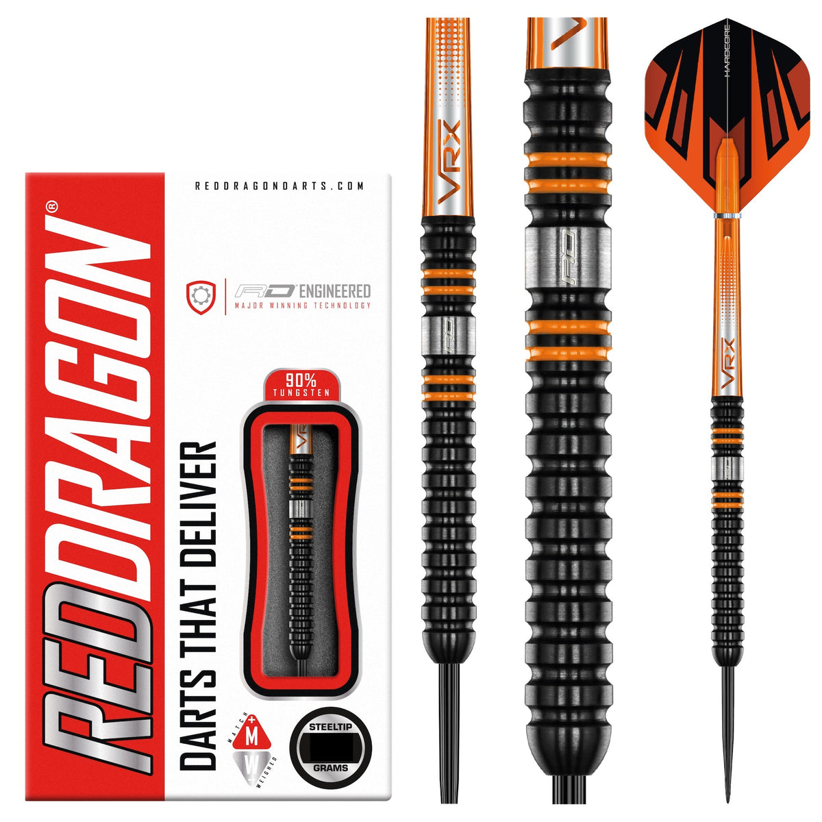 RED DRAGON - Amberjack Pro 1 Darts - 90% Tungsten - 24g – Darts Direct