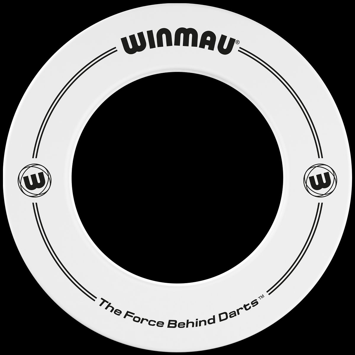 WINMAU - Printed WHITE Dartboard Surround – Darts Direct